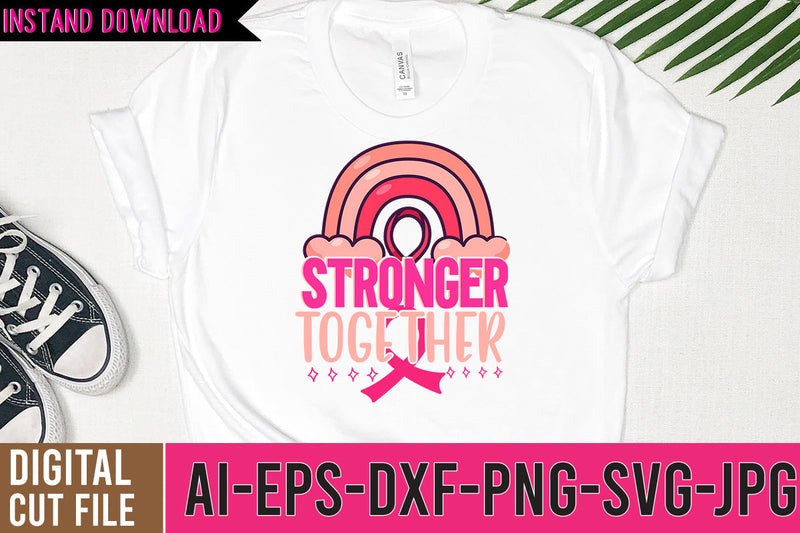 Stonger Together SVG Cut File - So Fontsy