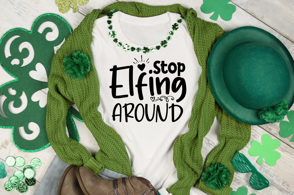 Stop Elfing Around svg - So Fontsy
