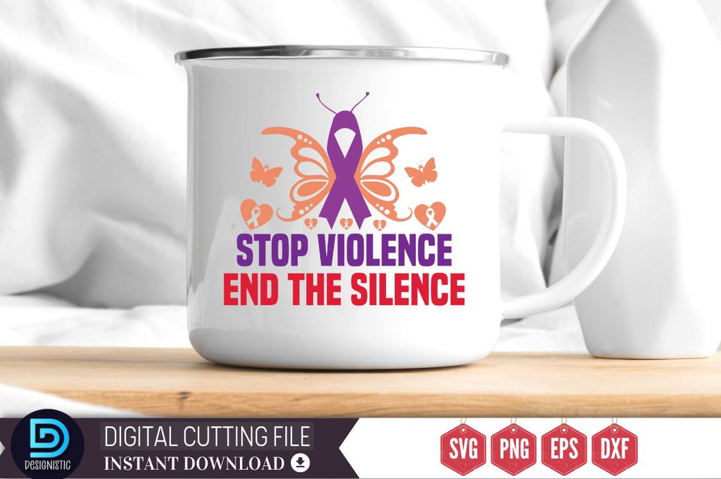 Stop violence end the silence SVG, Stop violence end the silence - So ...