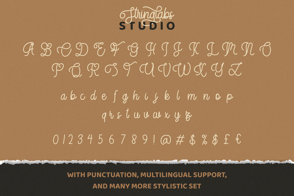 StringLabs - Monoline Retro Font - So Fontsy