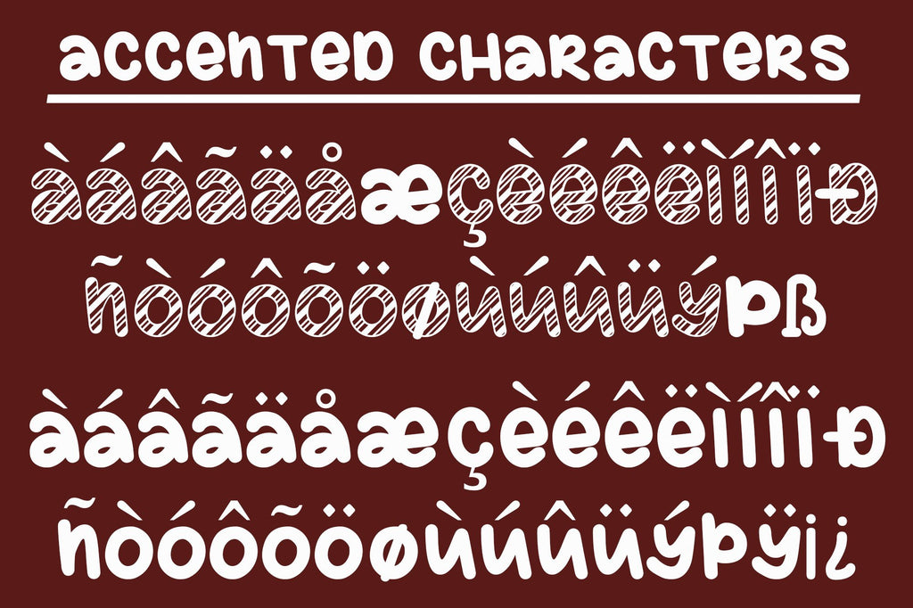 Striped Obsession - A Mix & Match Font - So Fontsy