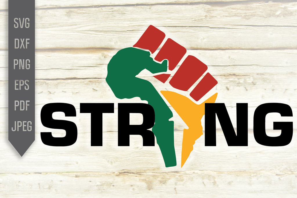 Strong Svg. Black Lives Matter png, dxf, eps. African American. African ...