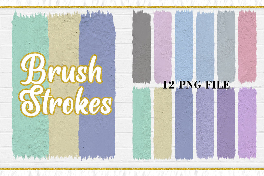Sublimation Brush Strokes PNG, - So Fontsy