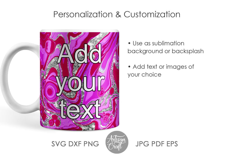 Sublimation designs for mugs - So Fontsy