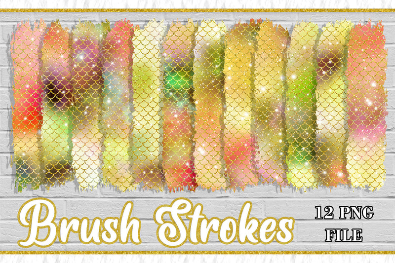 Sublimation PNG Brush Strokes, - So Fontsy