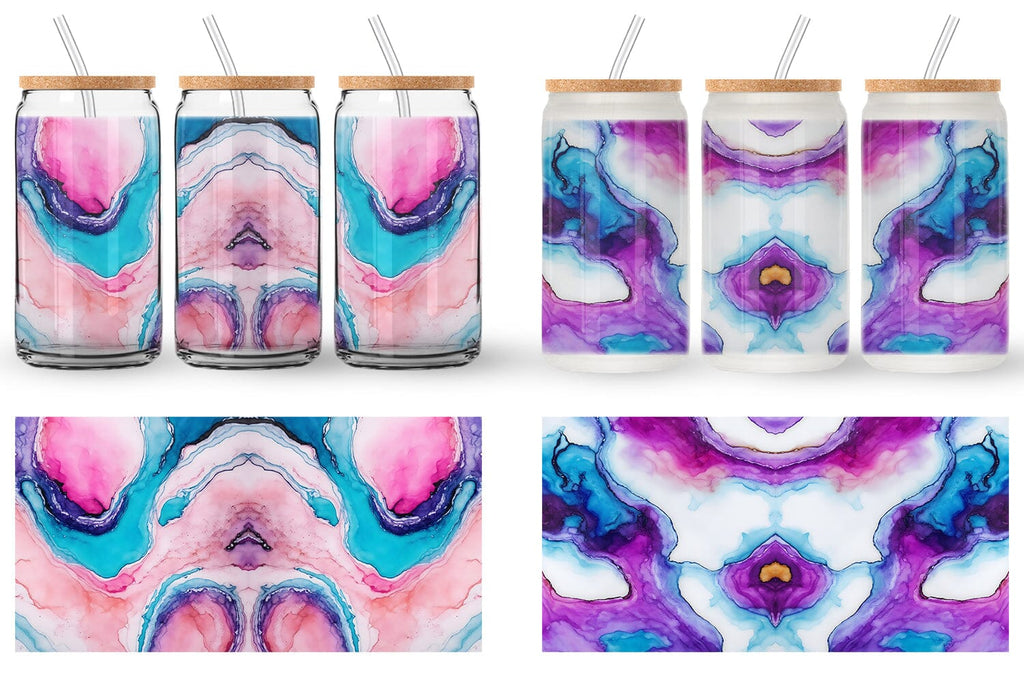 Can Glass Wraps Alcohol Ink Melting - So Fontsy