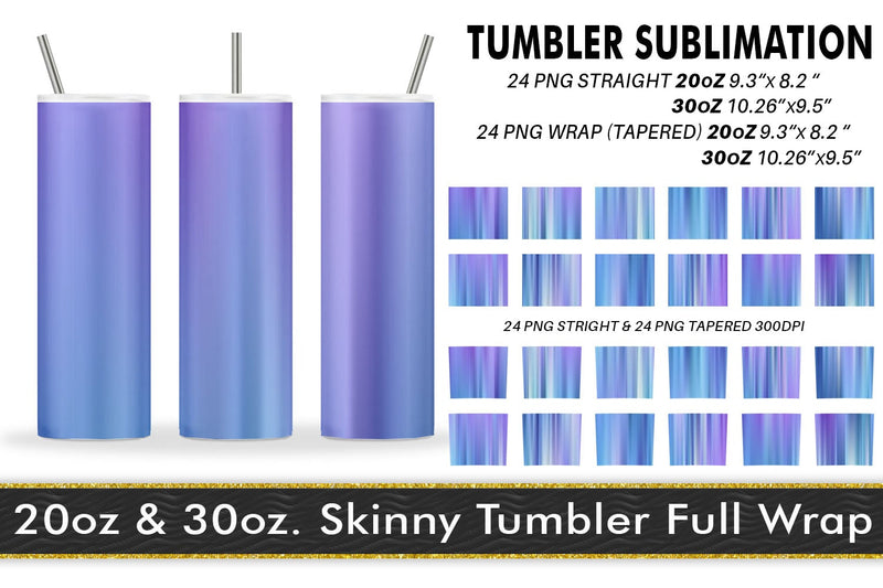 Sublimation tumbler gradient blue color background - So Fontsy
