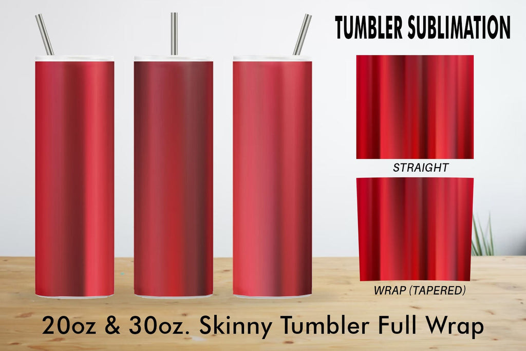 Sublimation tumbler gradient red color background - So Fontsy