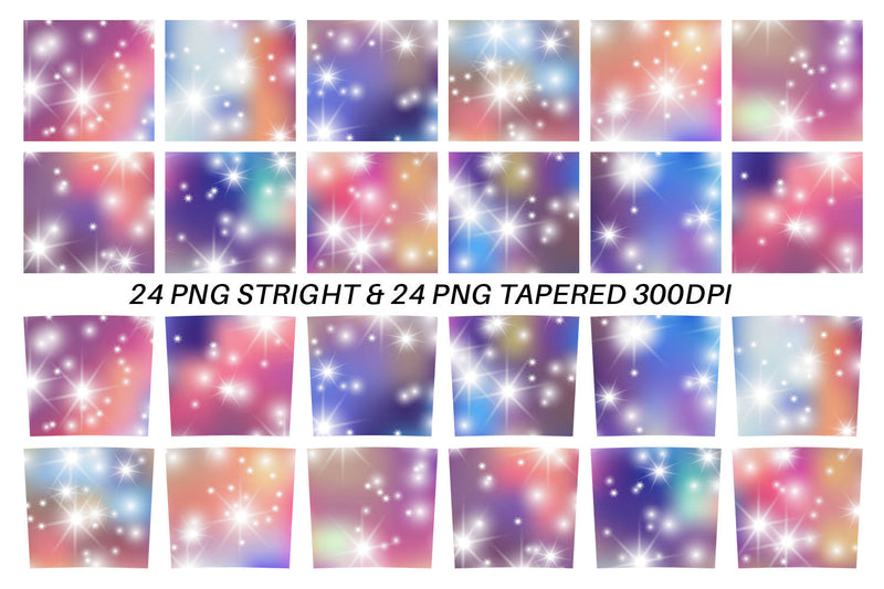 Sublimation tumbler sparkle gradient color background - So Fontsy