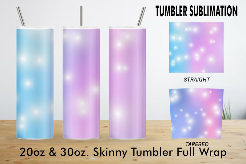 Sublimation tumbler sparkle gradient color background - So Fontsy