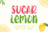 Sugar Lemon - Display Font - So Fontsy