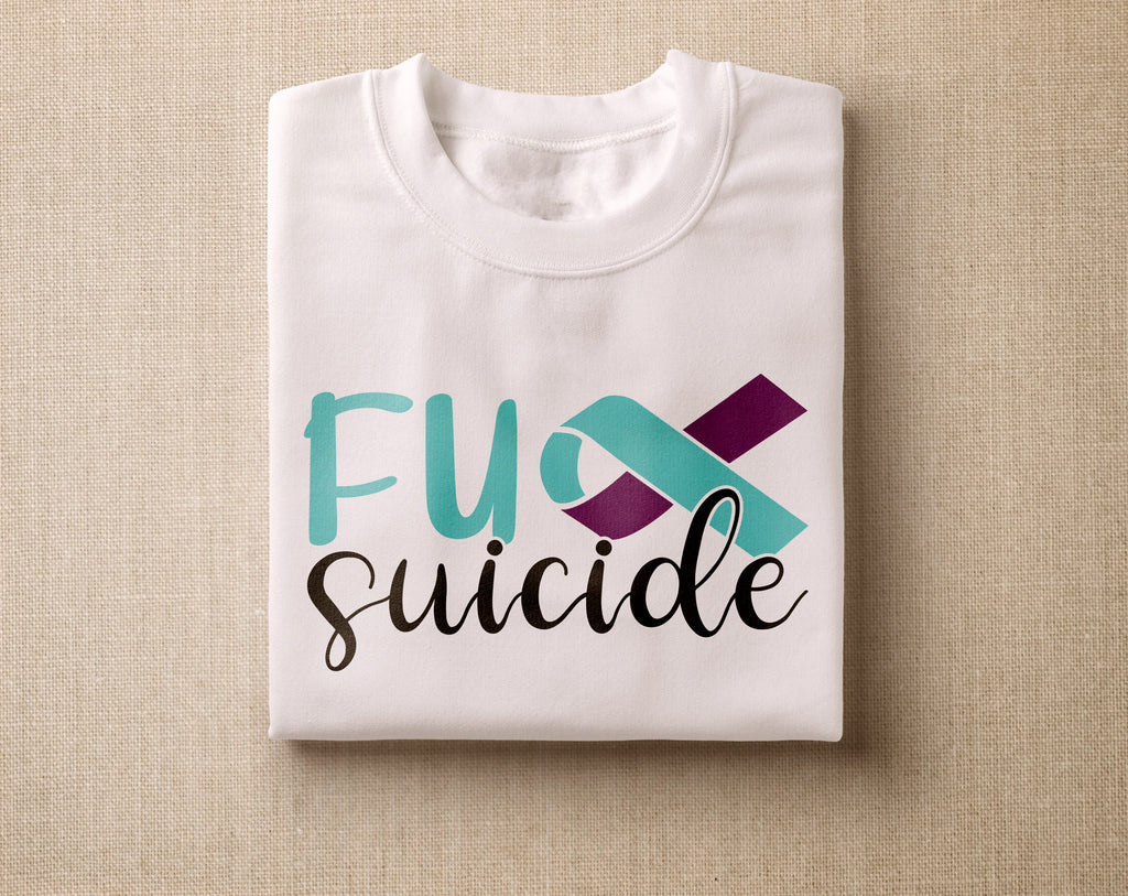 Suicide Prevention Awareness SVG Bundle, 6 Designs, Teal and Purple ...