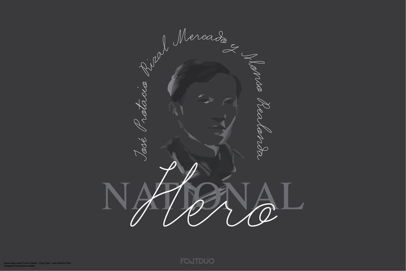 Sulat Rizal Script Handwritten Font - So Fontsy