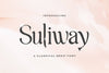 Suliway - Display Serif Font - So Fontsy