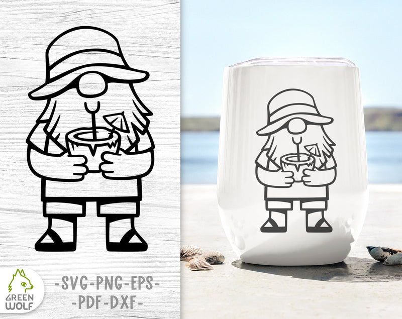 Summer gnomes clipart Summer gnome svg bundle Beach gnomes svg Beach ...