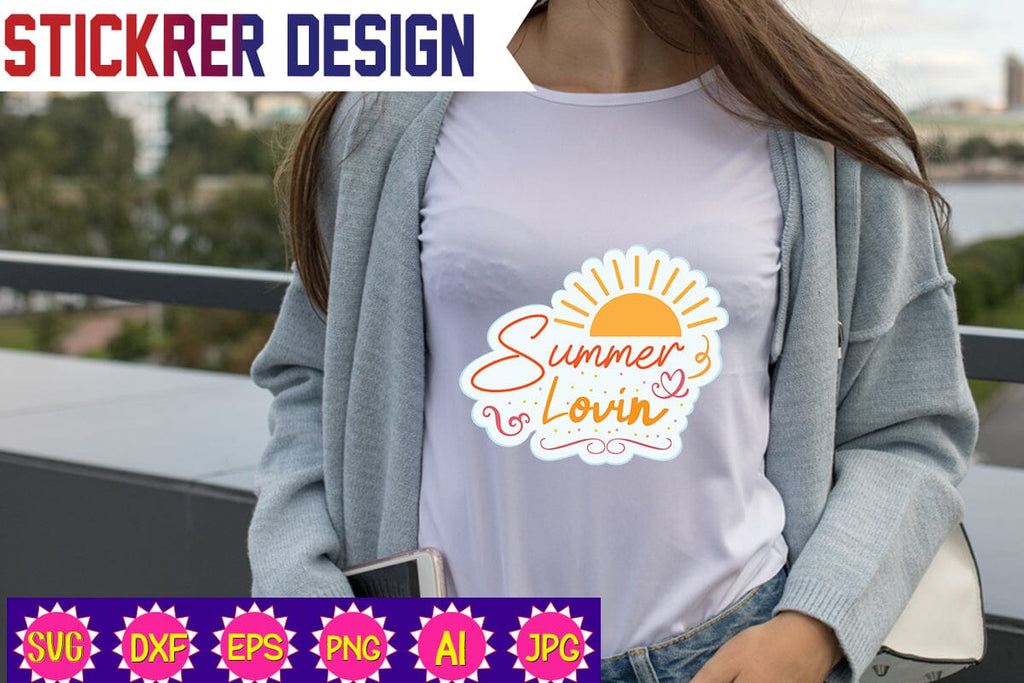 Summer Lovin,Summer Sticker Svg,Funny Beach Quotes Svg, Salty Svg, Png ...