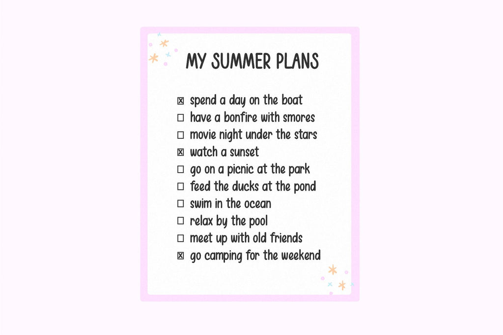 Summer Notebook - Cute Handwritten Font - So Fontsy