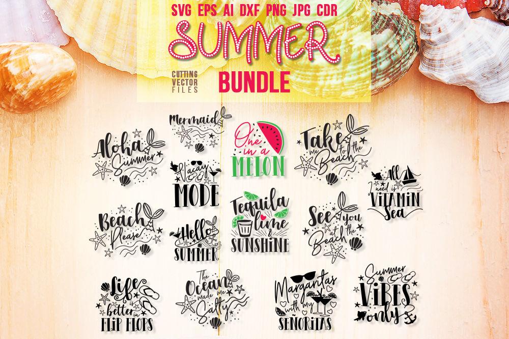 Summer Quotes Set SVG - So Fontsy