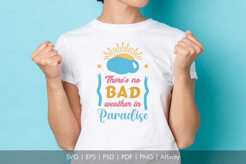 Summer Quotes SVG Bundle Illustrations. - So Fontsy