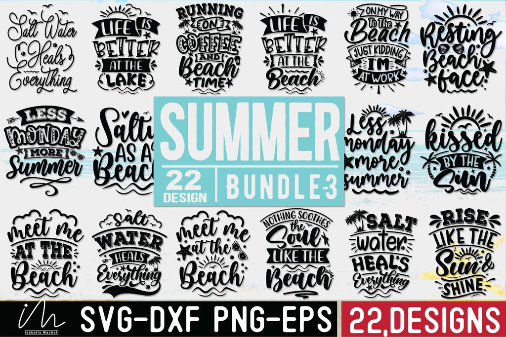 Summer svg bundle, Funny Summer svg bundle, Summer t shirt svg ...