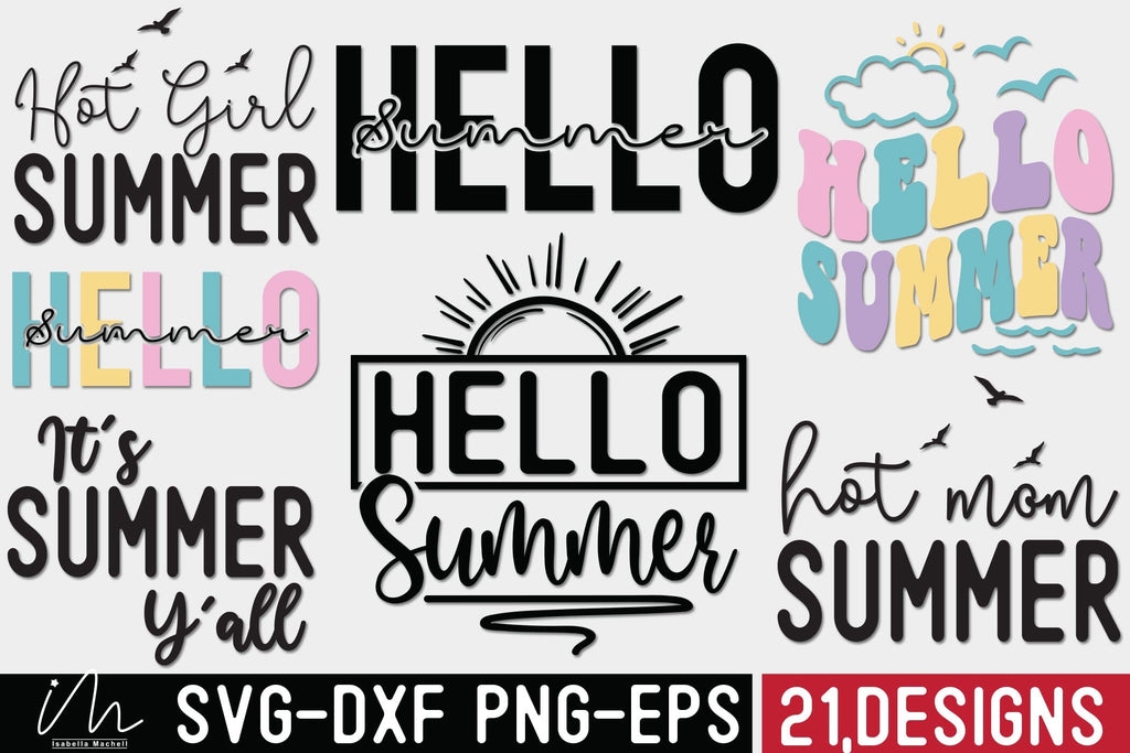 Summer svg cut files bundle, Funny Summer svg bundle, Summer t shirt ...