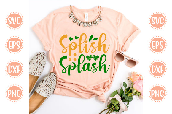 Summer Svg Design Splish Splash - So Fontsy
