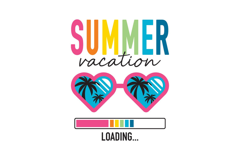 Summer Vacation Loading SVG - So Fontsy