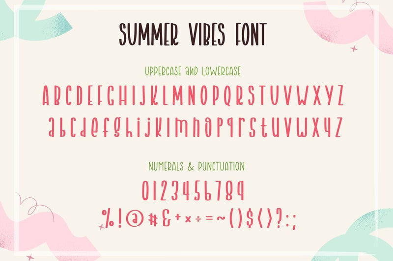 Summer Vibes Font - So Fontsy