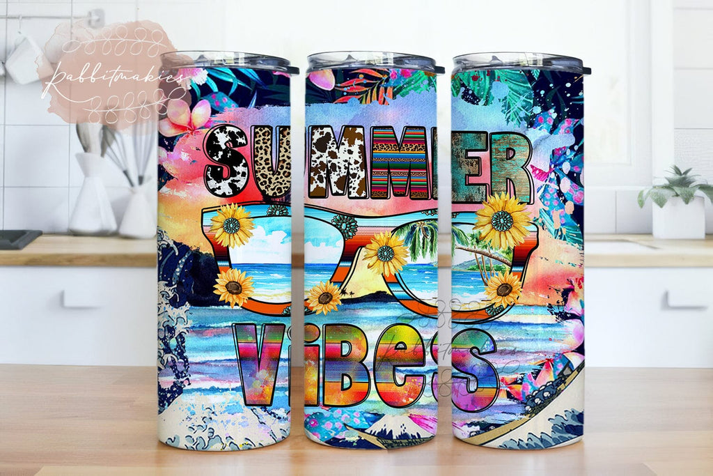 Summer Vibes Sublimation Designs, Summer Tumbler Png, Beach Summer ...
