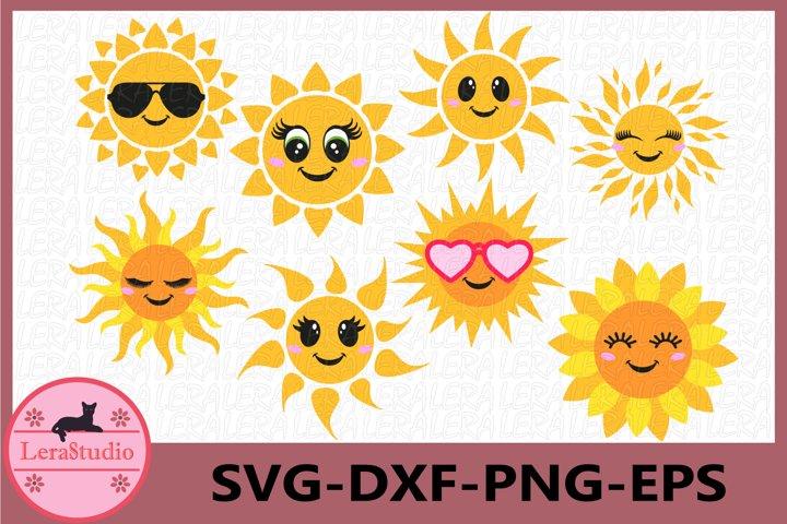 Sun Face svg - So Fontsy