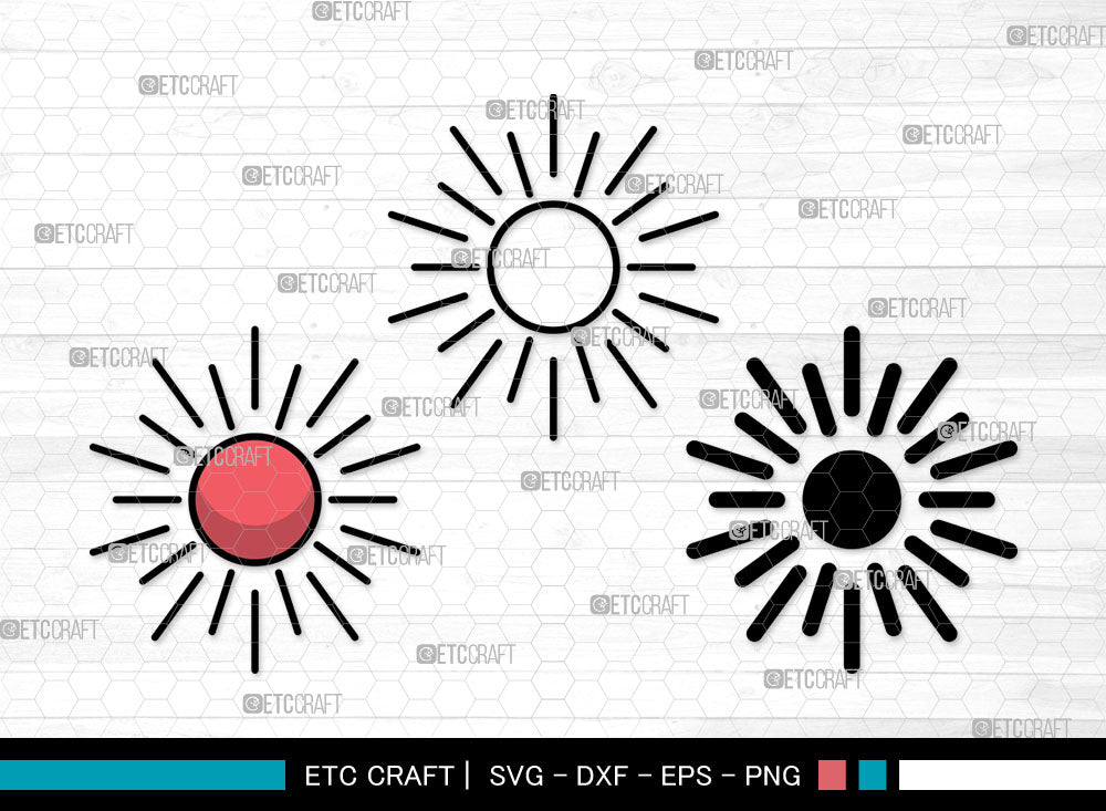 Sun Icons Color, Sun Svg, Sunshine Svg, Suns, Sunlight, Sun Bundle ...