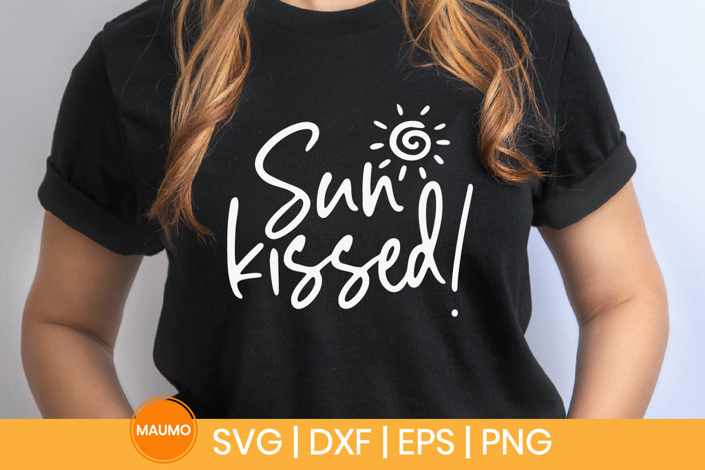 Sun kissed, summer svg quote - So Fontsy