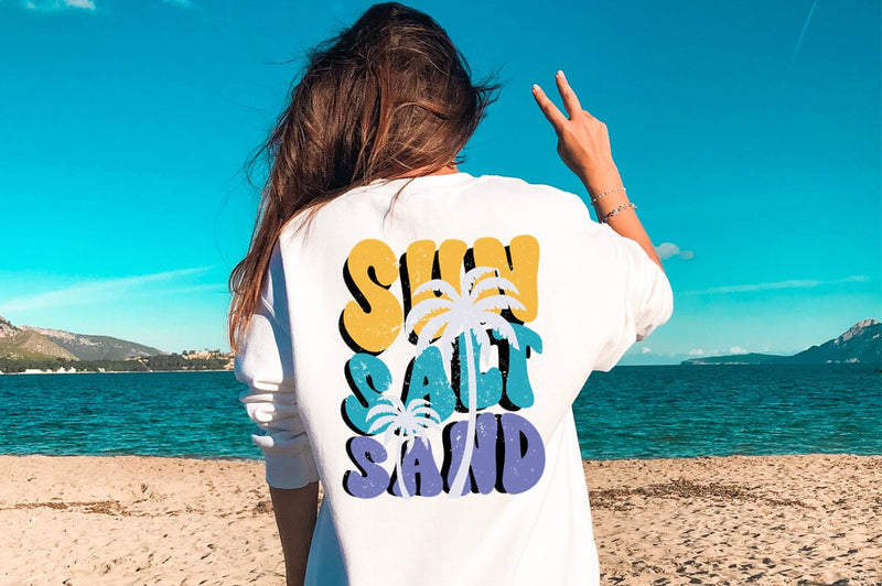 Sun Salt Sand Summer Sun PNG Bundle - So Fontsy