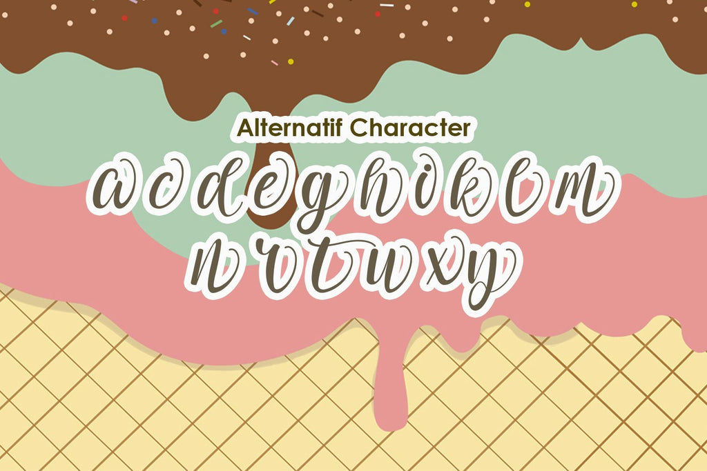 Sunday Cream Hand Lettering Font - So Fontsy