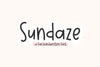 Sundaze - Fun Handwritten Font - So Fontsy