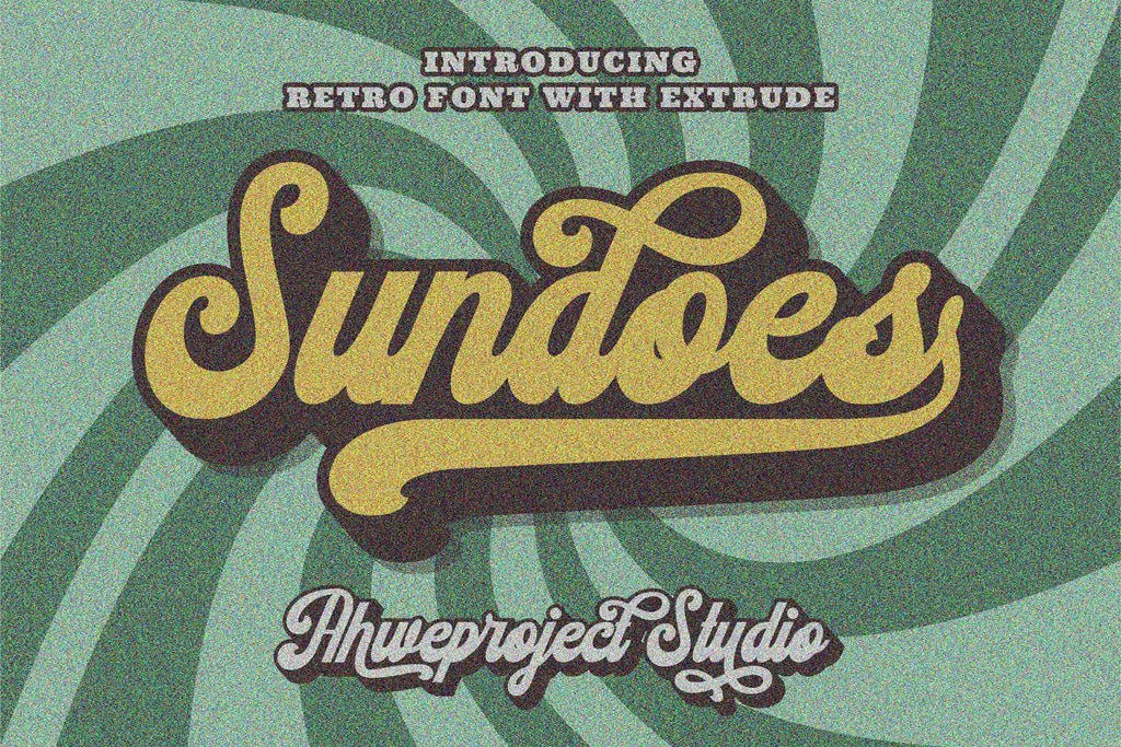 Sundoes - Cool and Fun Script Display - So Fontsy