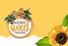 Sunflower Round Signs Bundl - So Fontsy