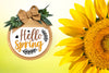 Sunflower Round Signs Bundl - So Fontsy
