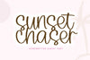 Sunset Chaser - Handwritten Script Font - So Fontsy