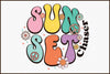 Sunset Chaser Retro PNG - So Fontsy