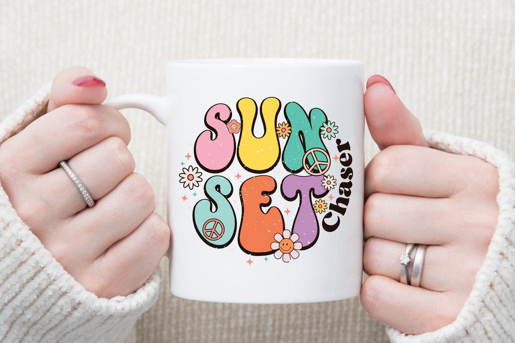 Sunset Chaser Retro PNG - So Fontsy