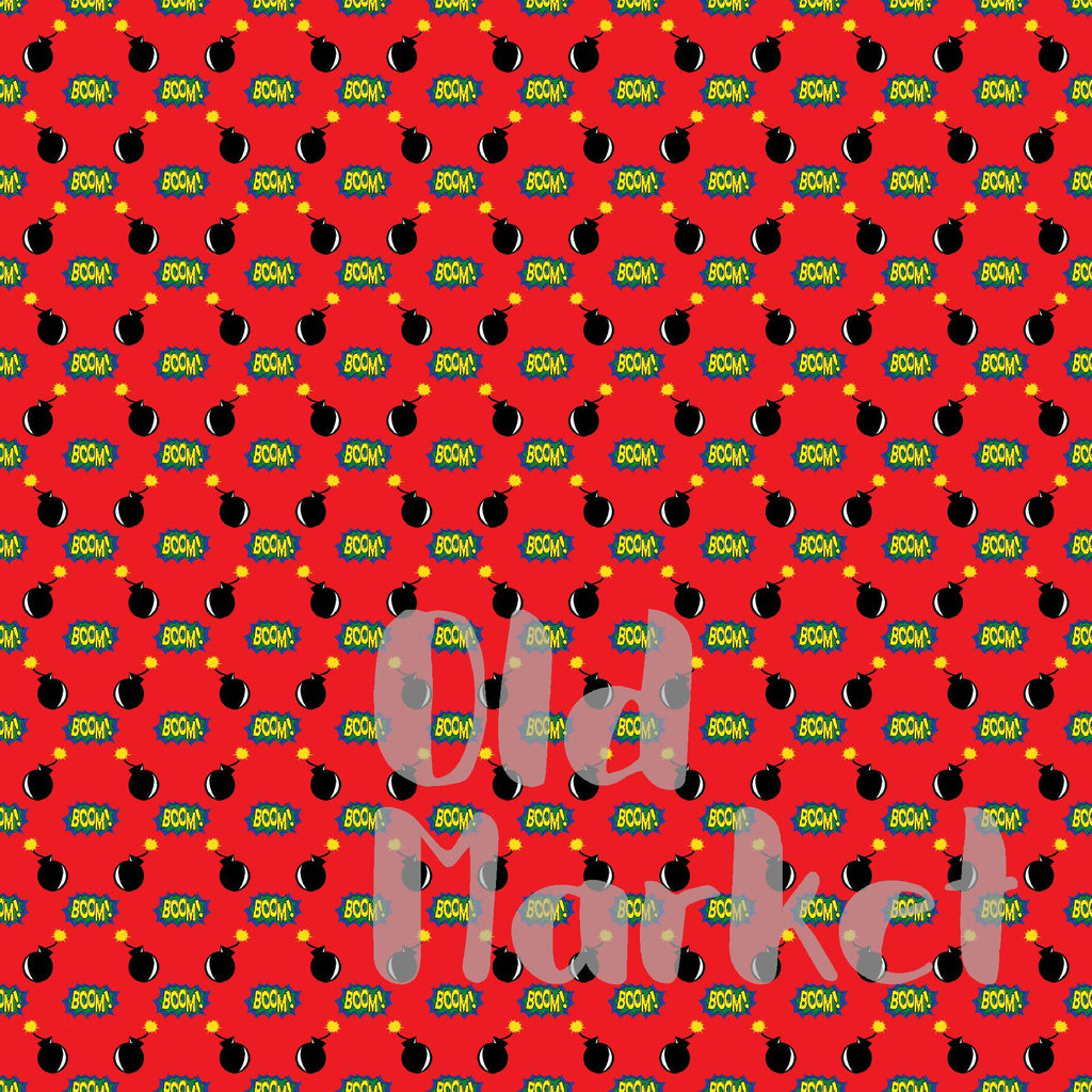 Superhero Digital Paper - So Fontsy