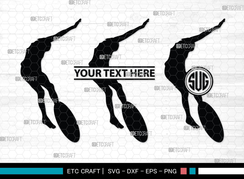 Surfing Monogram, Surfing Silhouette, Surfing SVG, Surfboard Svg, Surf ...