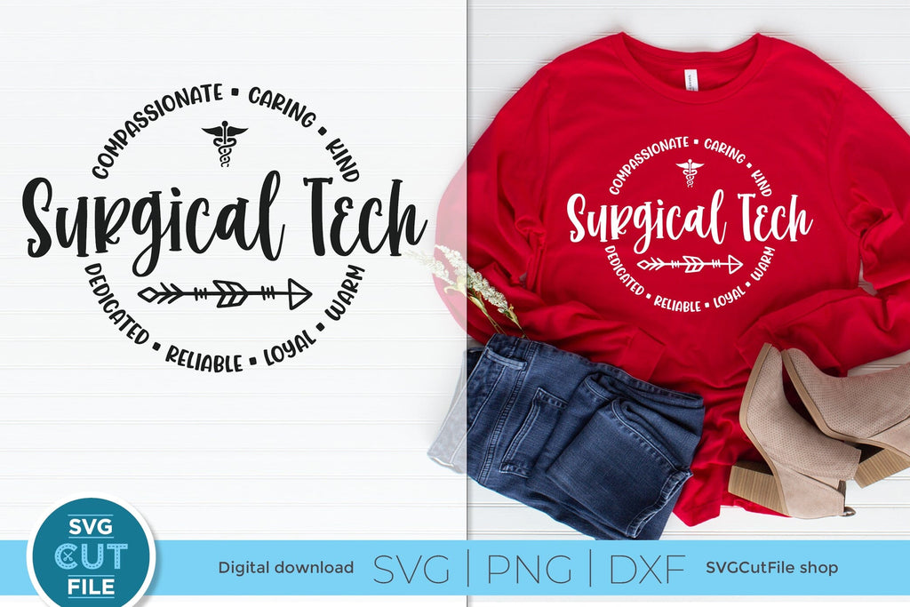 Surgical technologist svg for men or women - So Fontsy