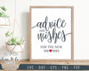 SVG Files | Advice and Wishes Svg | Wedding Sign Svg | For The New Mr ...