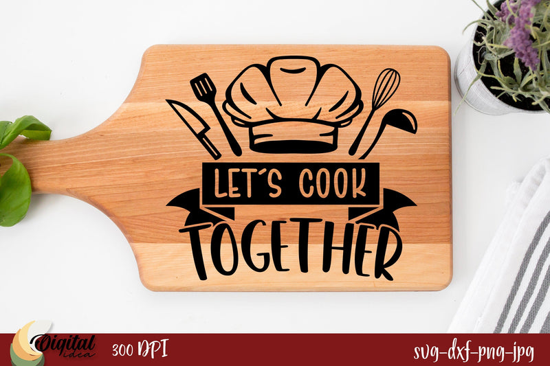 SVG Kitchen Design. 3D Kitchen Decor SVG. Kitchen Quote SVG - So Fontsy