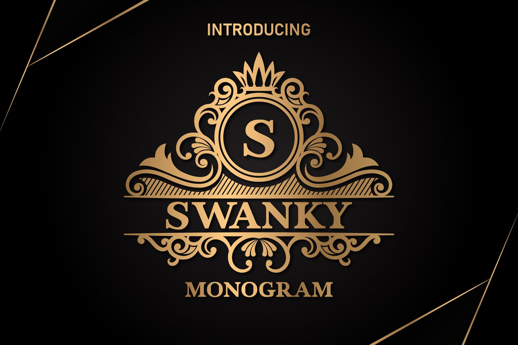 Swanky Monogram Fonts - So Fontsy
