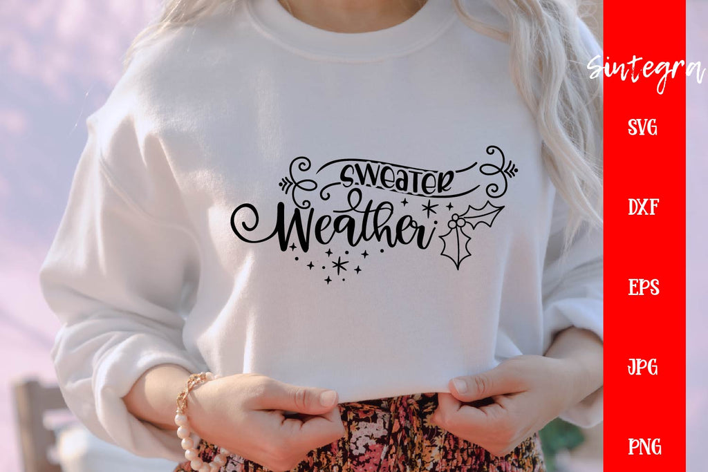 Sweater Weather SVG Free For Commercial Use - So Fontsy