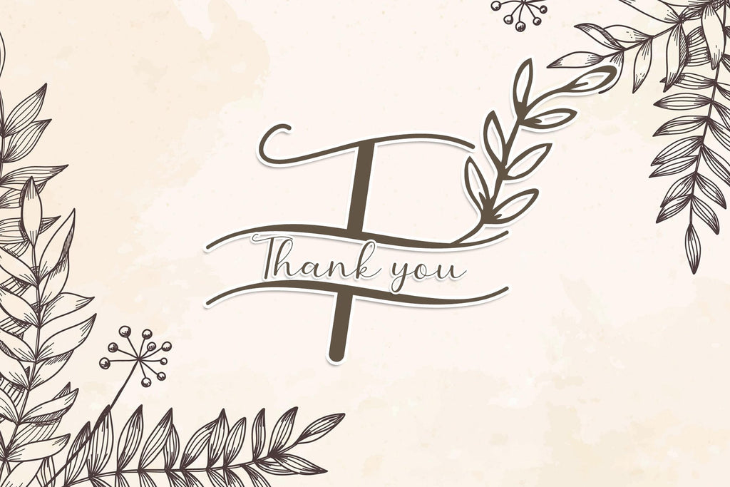 Sweet Flower Monogram - So Fontsy