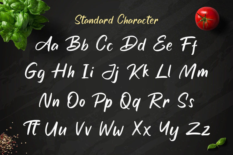 Sweet Garnish Brush Font - So Fontsy